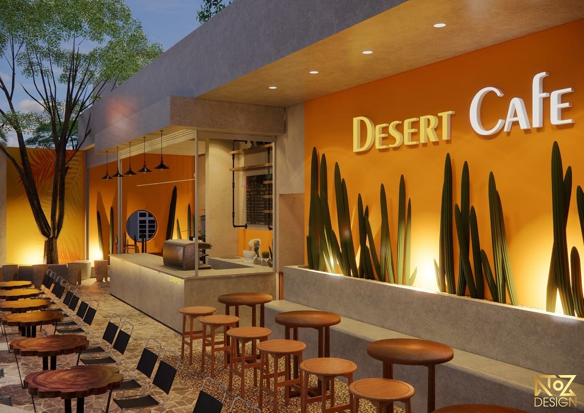 Dự Án Thiết Kế Desert cafe | ATOZDESIGN