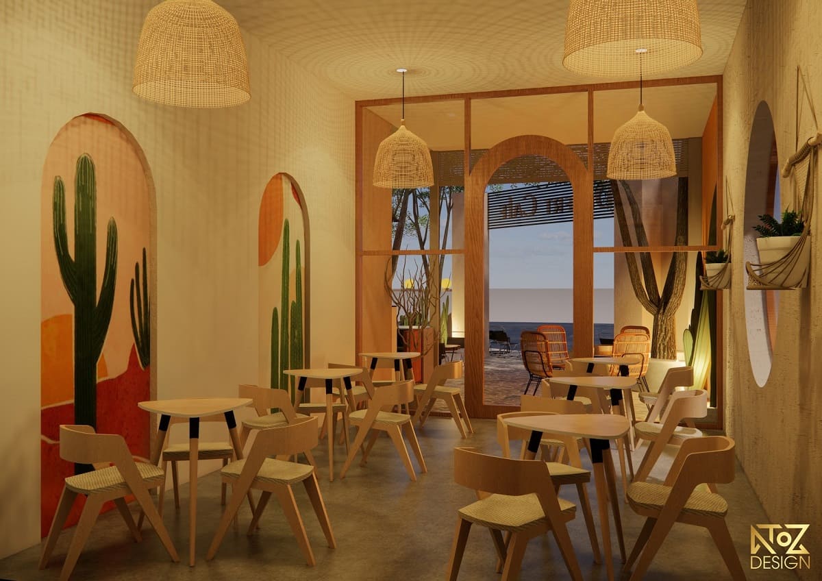 Dự Án Thiết Kế Desert cafe | ATOZDESIGN