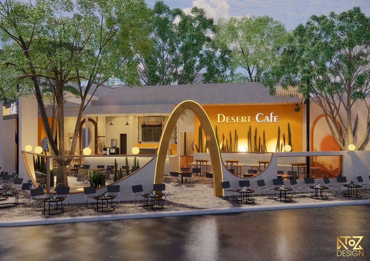 Dự Án Thiết Kế Desert cafe | ATOZDESIGN